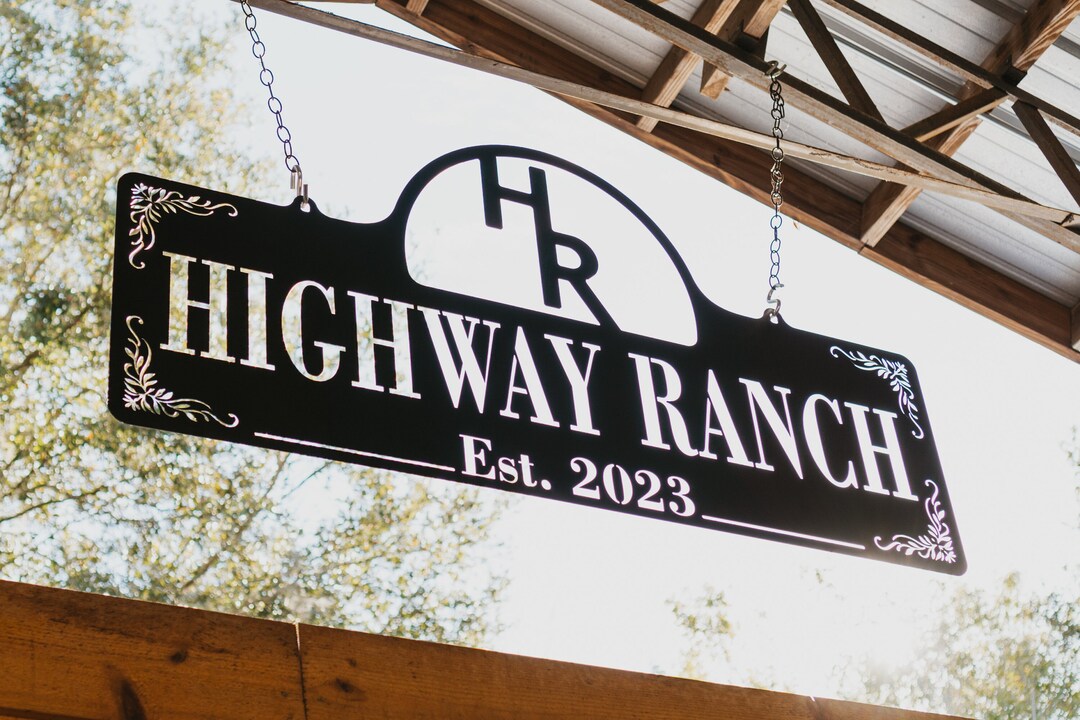 Custom Farm Signs Outdoor, Metal Farm Signs, Custom Farm Signs, Ranch ...