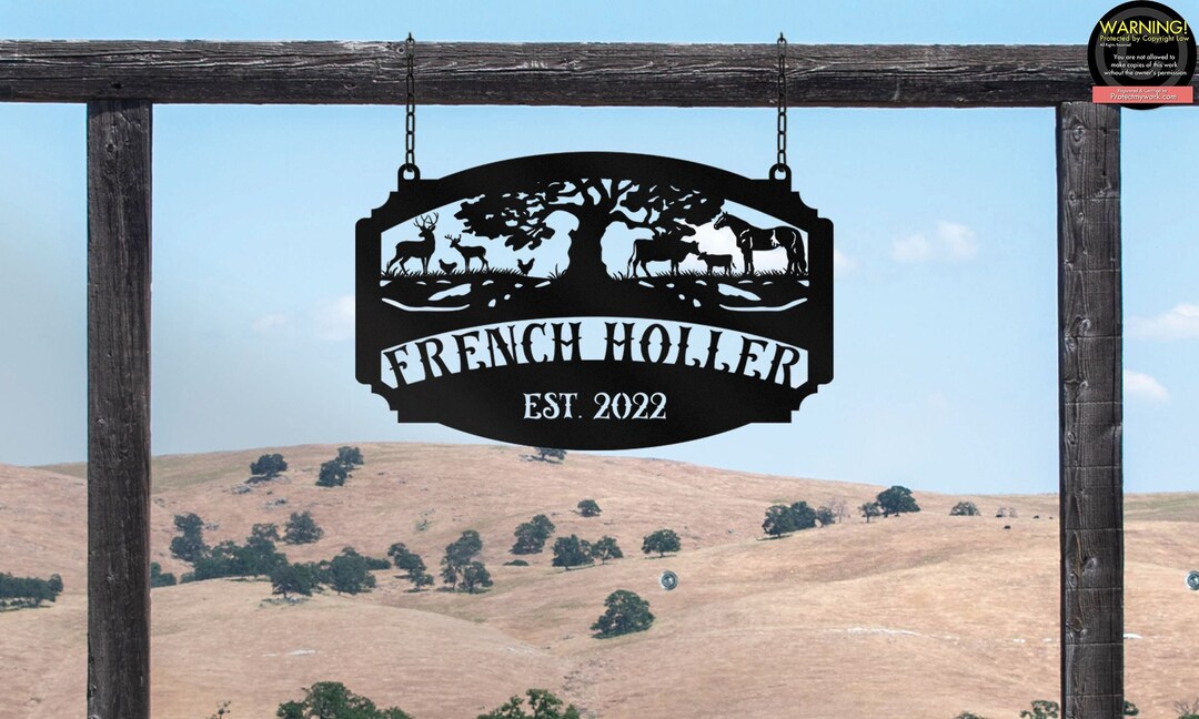 Farm House Sign, Barn Sign, Ranch Gate Ornament, Pole Barn Sign ...