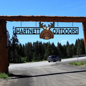 Large Metal Barn Signs , Custom Large Ranch Signs, Entrance Gate Sign ...