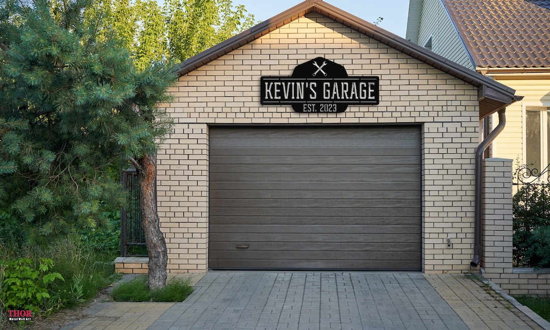 Custom Garage Sign, Personalized Garage Signs, Metal Garage Signs ...