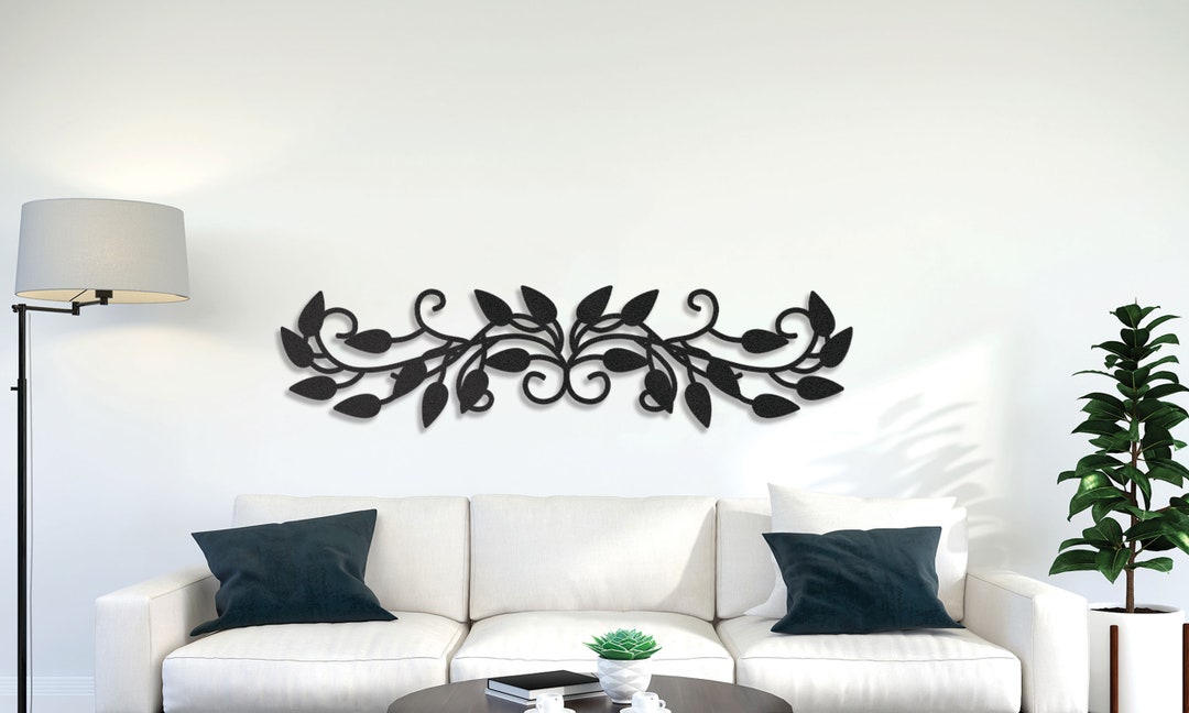 Metal Ivy Leaf Wall Art, Modern Home Decor - Etsy