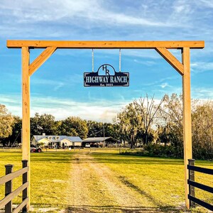 Property Sign, Personalized Metal Farm Sign, Metal Gates Sign, Farm ...
