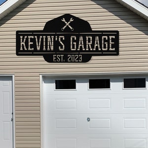 Custom Garage Sign, Personalized Garage Signs, Metal Garage Signs ...