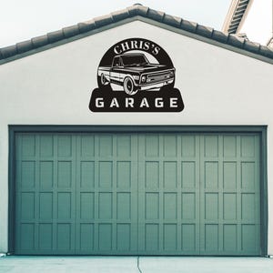 Personalized Garage Metal Sign, Custom Name, Dad's Gift - Etsy