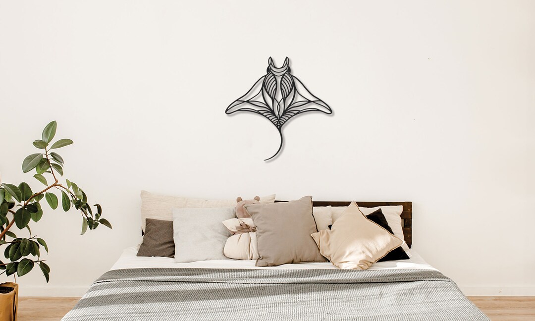 Manta Ray Wall Decor, Manta Ray Art, Manta Ray, Manta Ray Decor, Manta ...
