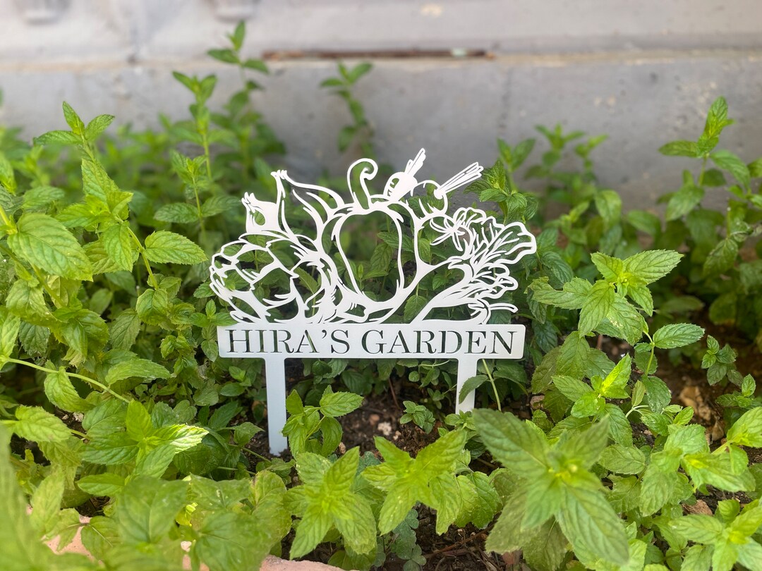 Personalized Vegetable Plot Markers, Vegetable Garden Sign, Custom ...