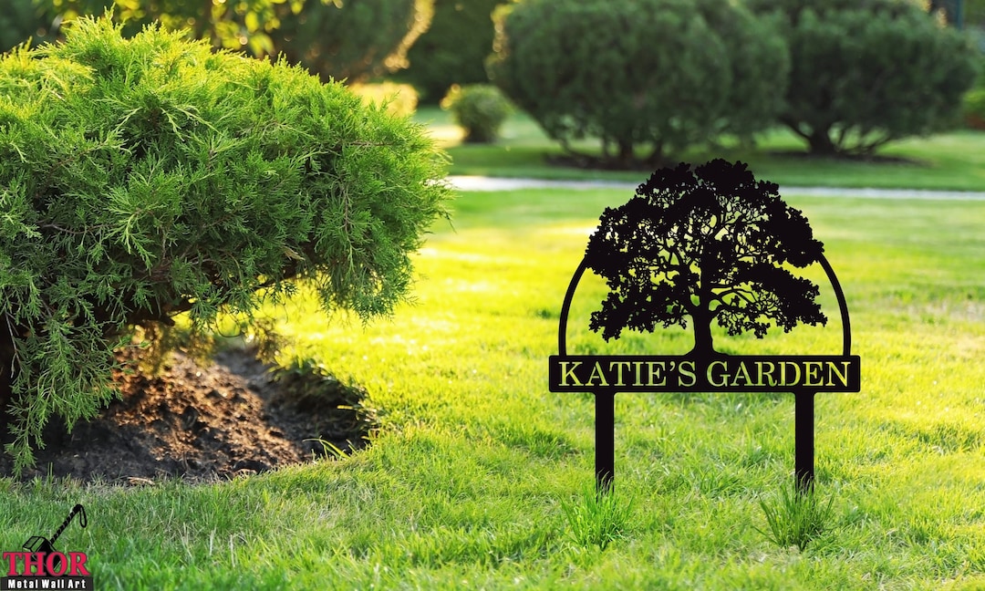 Personalized Tree Sign,personalized Garden Nursery Signs, Tree Farm ...