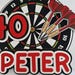 Darts Cake Topper | Personalised Cake Topper | Birthday Cake Topper ...