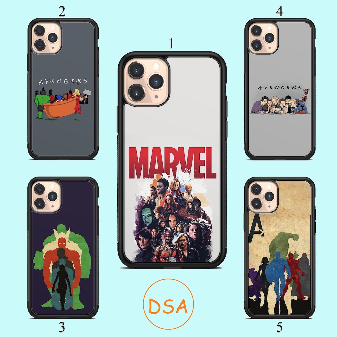 Avengers iPhone 14 Pro Max Case Marvel Galaxy S23 Ultra Case - Etsy
