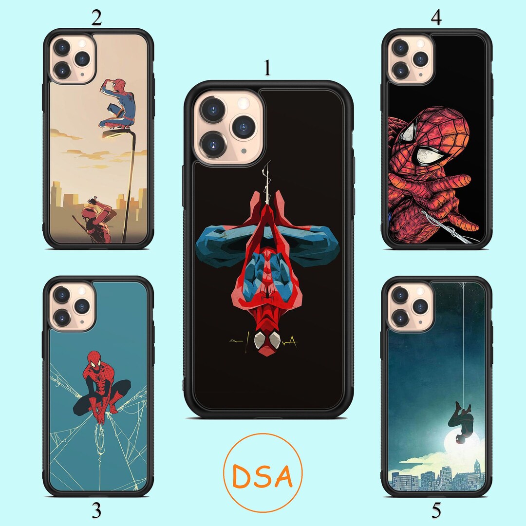 Spider Man iPhone 15 Pro Max Case Marvel Galaxy S23 Ultra Case - Etsy