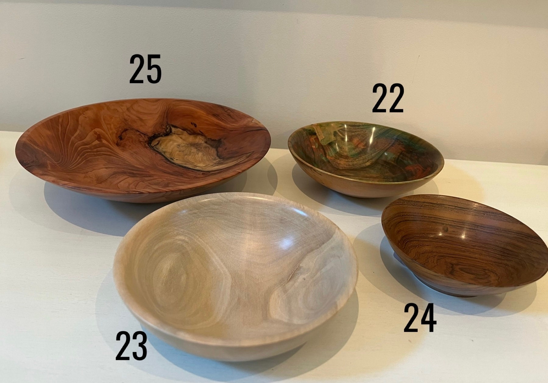 Artisan Wood Bowls Gorgeous & Unique Wood Varieties Handmade Great ...