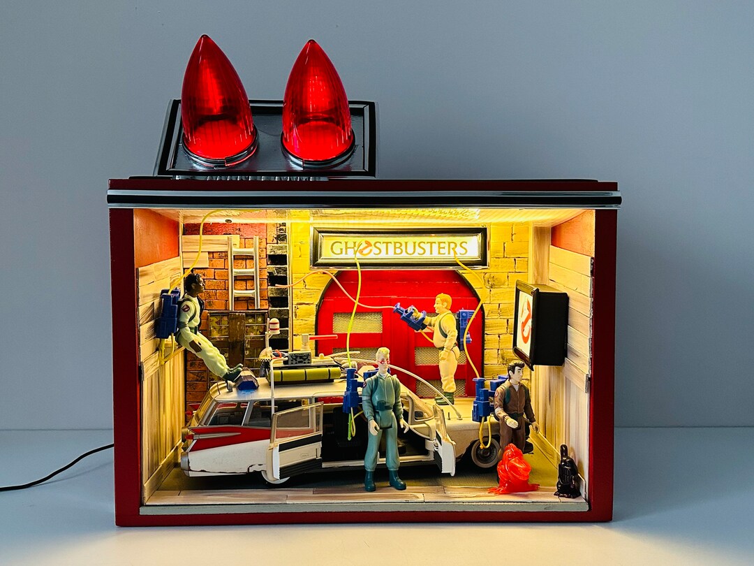 Ghostbusters Ecto1 1959 Cadillac Miller Meteor Diorama - Etsy