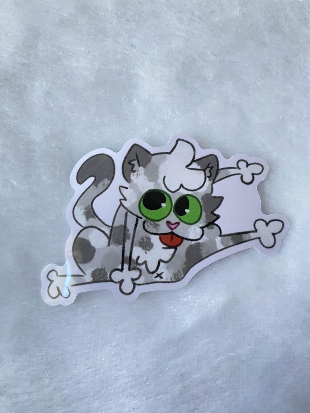 Cat Lick Sticker - Etsy