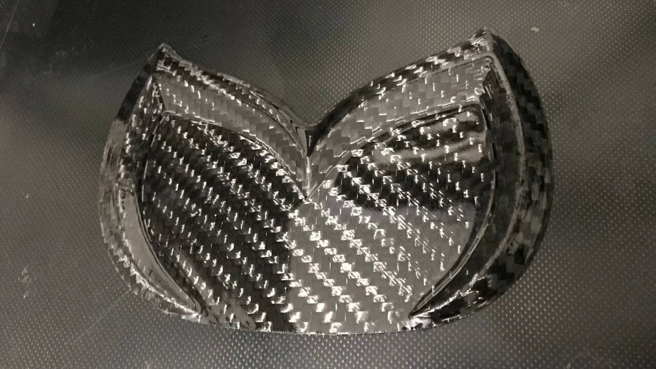 Carbon Fiber Evil M Logo Emblem Badge for Mazda 3 6 Mazdaspeed CX-5 MX ...