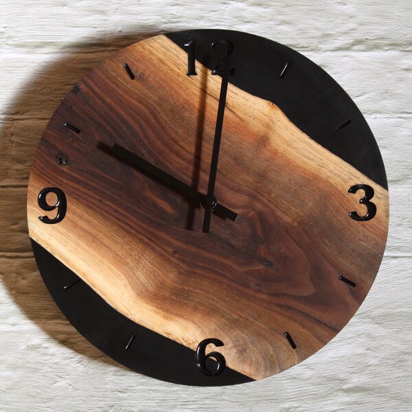 Walnut Clock - Etsy