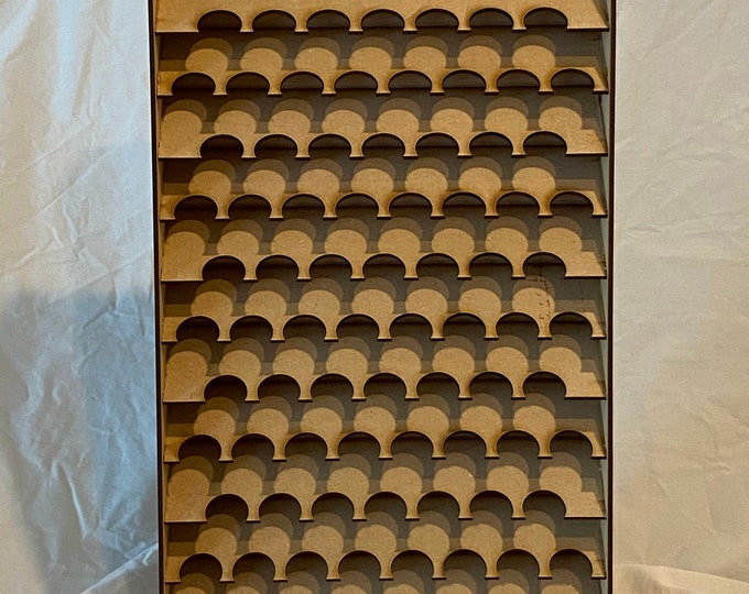 Wall Mounted Hobby Paint Storage Rack - Vertical - Etsy