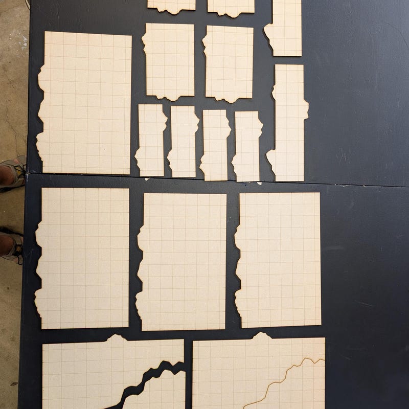 40k Terrain Templates 11th - Etsy
