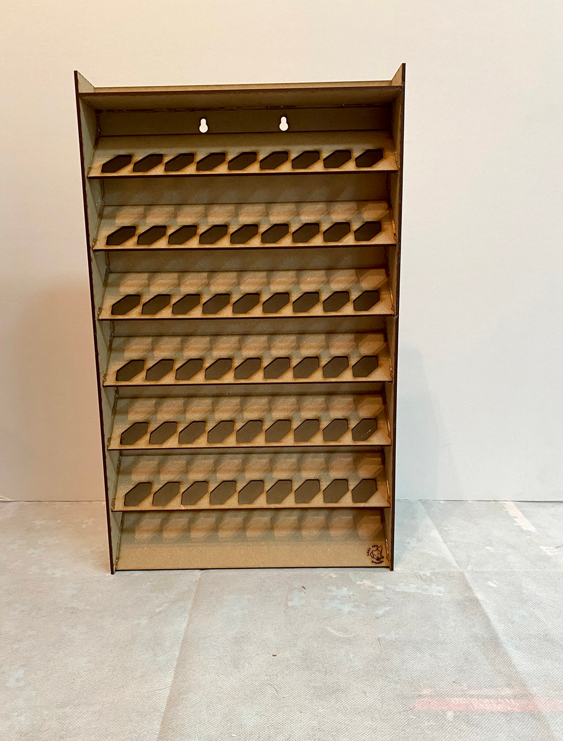 Wall Mounted Tube Type Paint Storage Rack - 20/21ml Tubes or 37ml Tubes ...