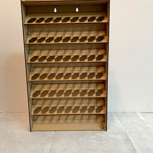 Wall Mounted Tube Type Paint Storage Rack - 20/21ml Tubes or 37ml Tubes ...