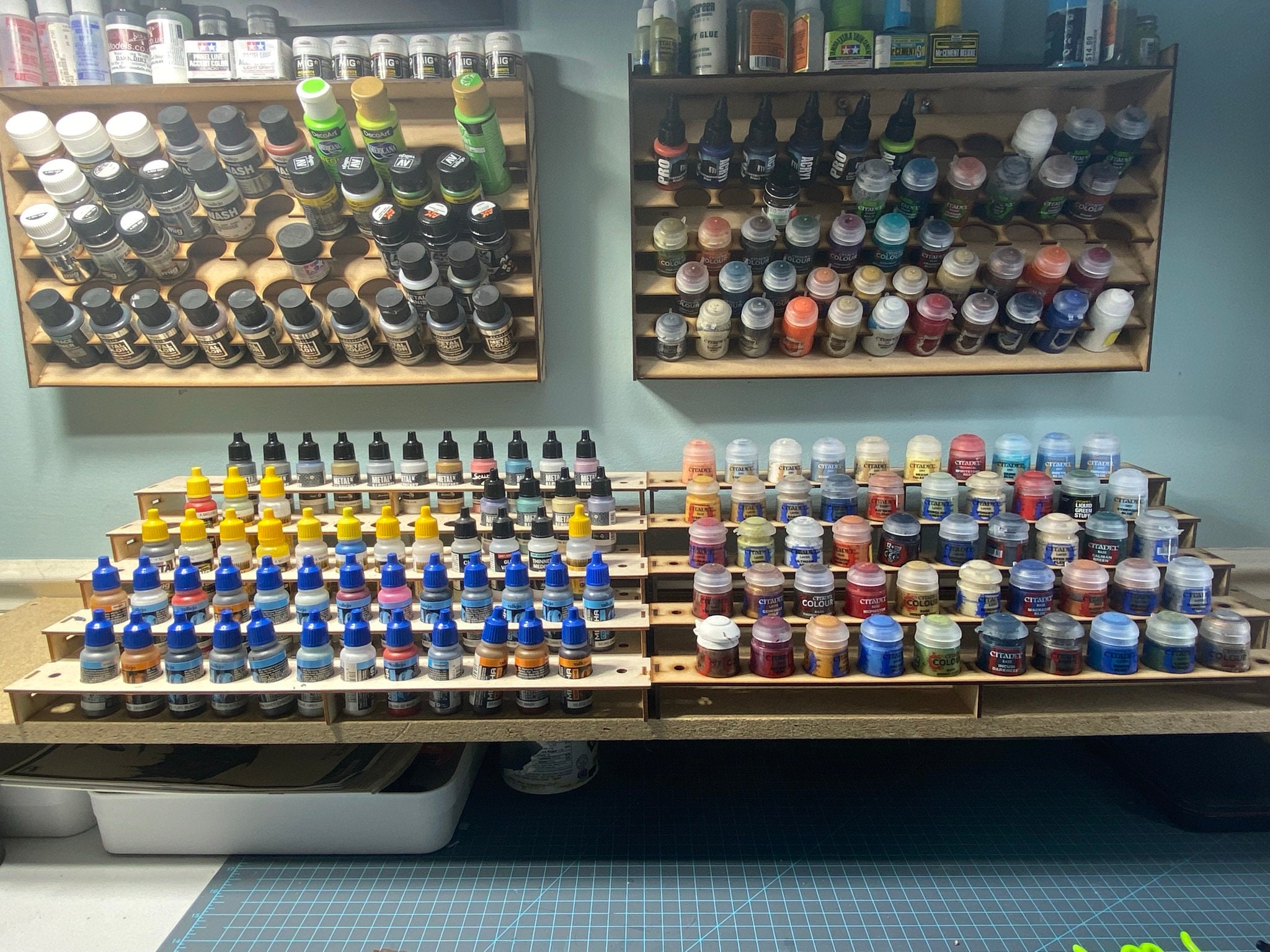 Desktop Hobby Paint Racks - Etsy