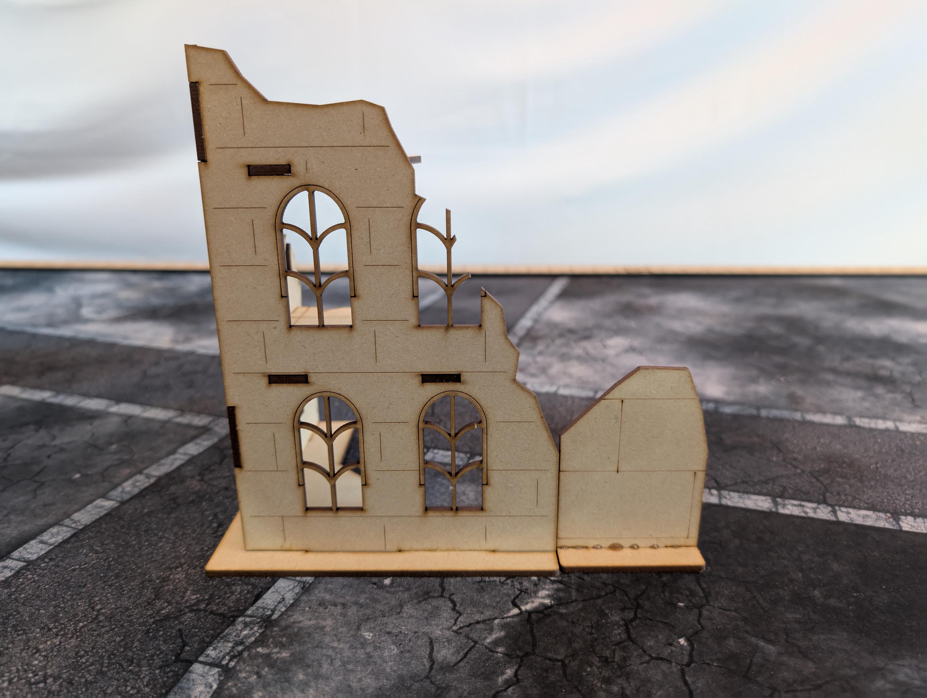 Wargaming Terrain Set: MDF Ruin Layouts for 40K Tournament - Etsy