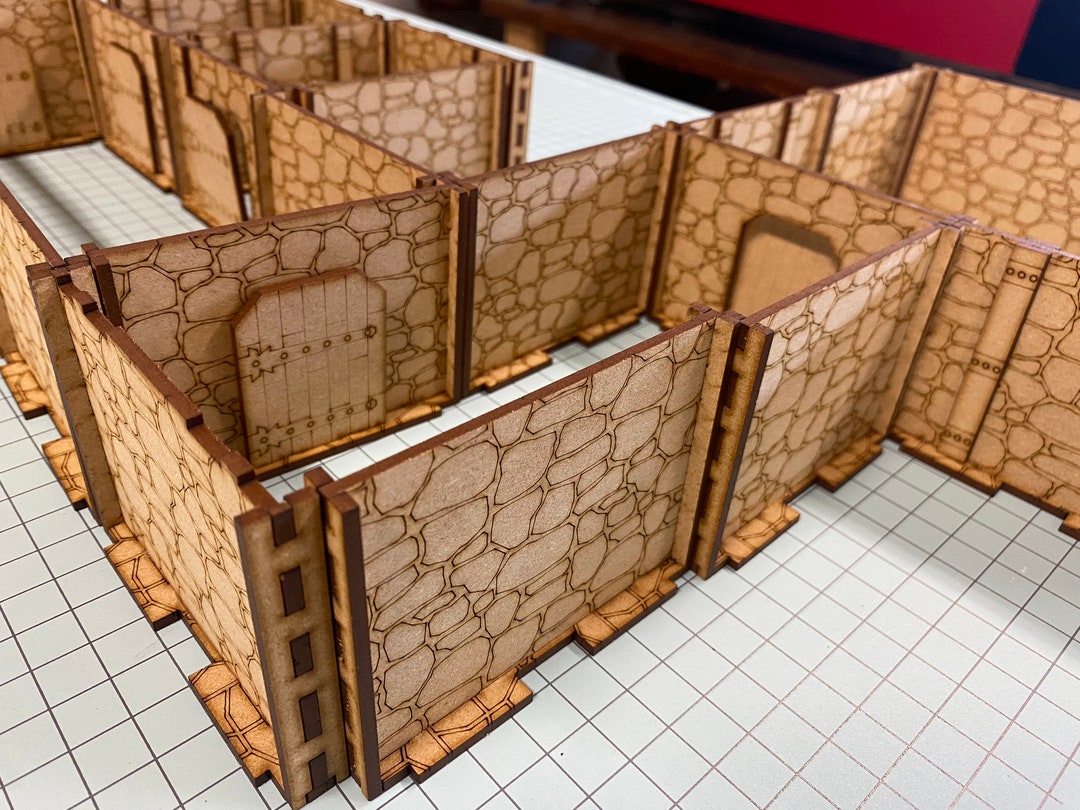 Dungeon Walls Modular Terrain Set - Etsy