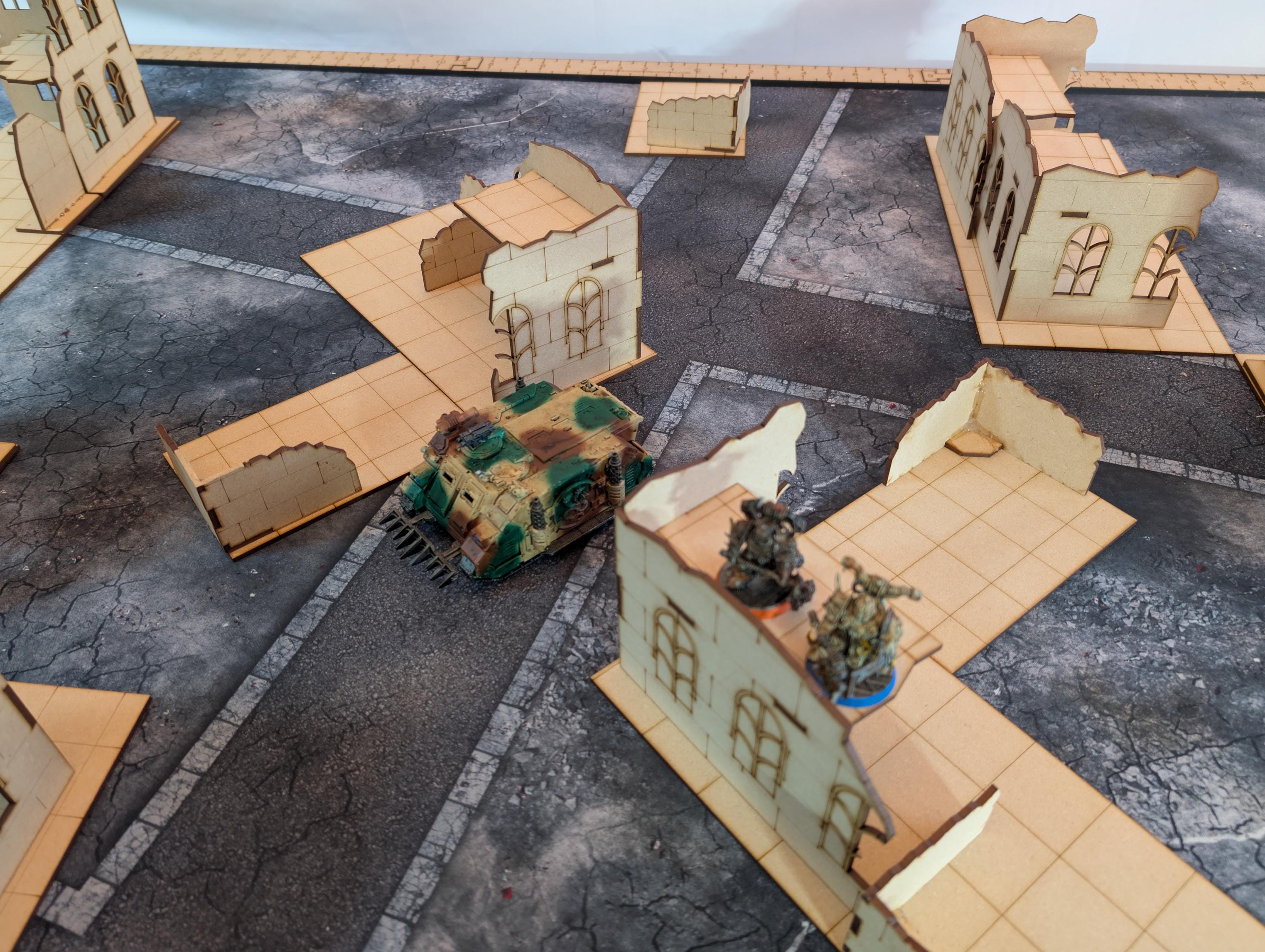 Wargaming Terrain Set: MDF Ruin Layouts for 40K Tournament - Etsy