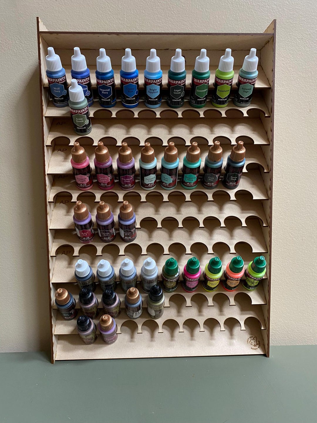 Wall Mounted Paint Rack for Army Painter Triads (and Others) - Etsy