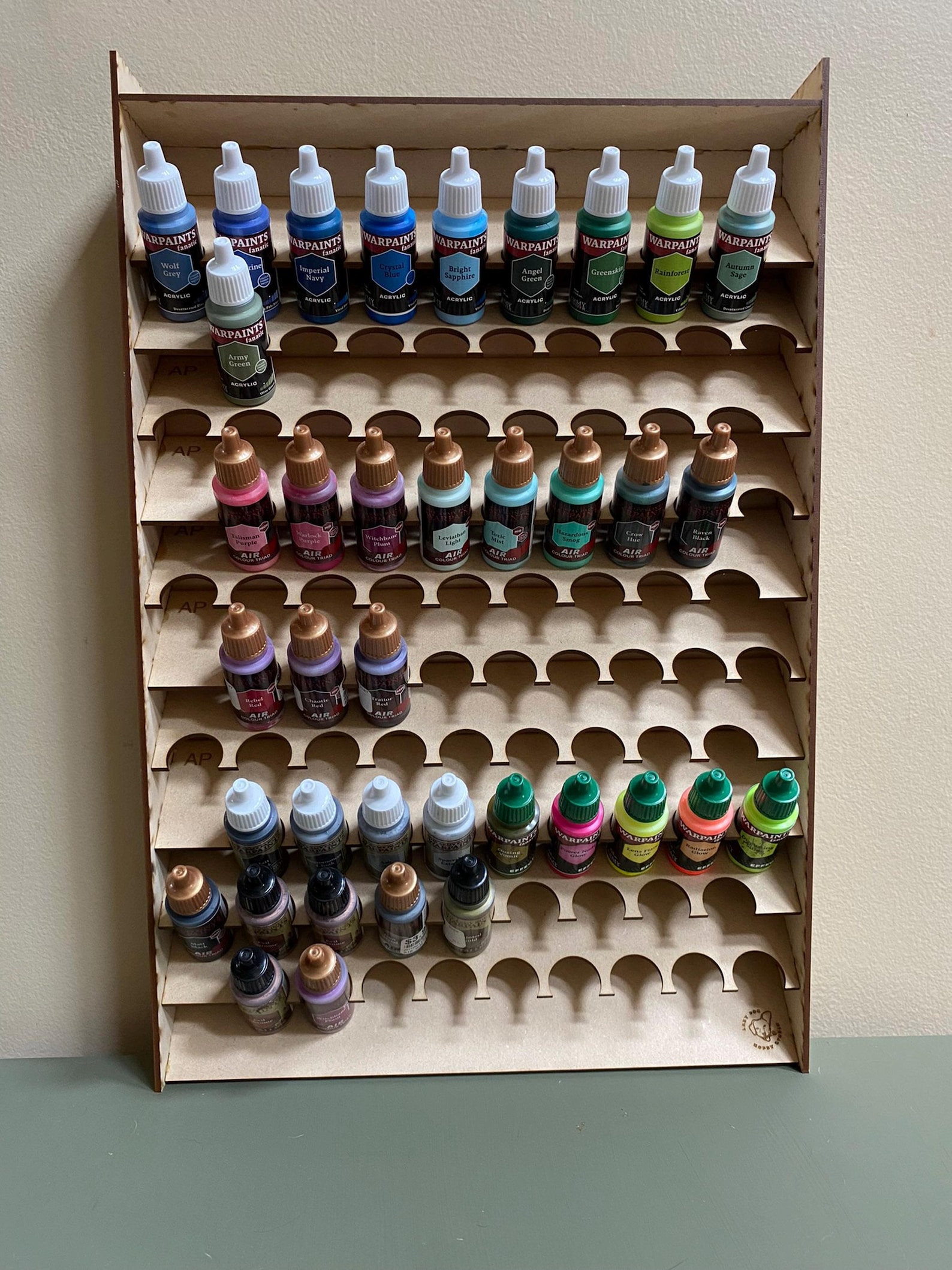 Wall Mounted Paint Rack for Army Painter Triads (and Others) - Etsy