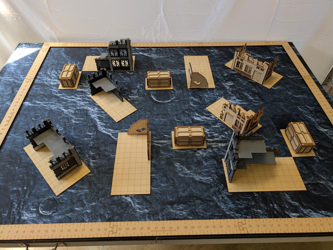 Highly Detailed, Sci-fi Themed Terrain Set for 40K and Others (perfect ...