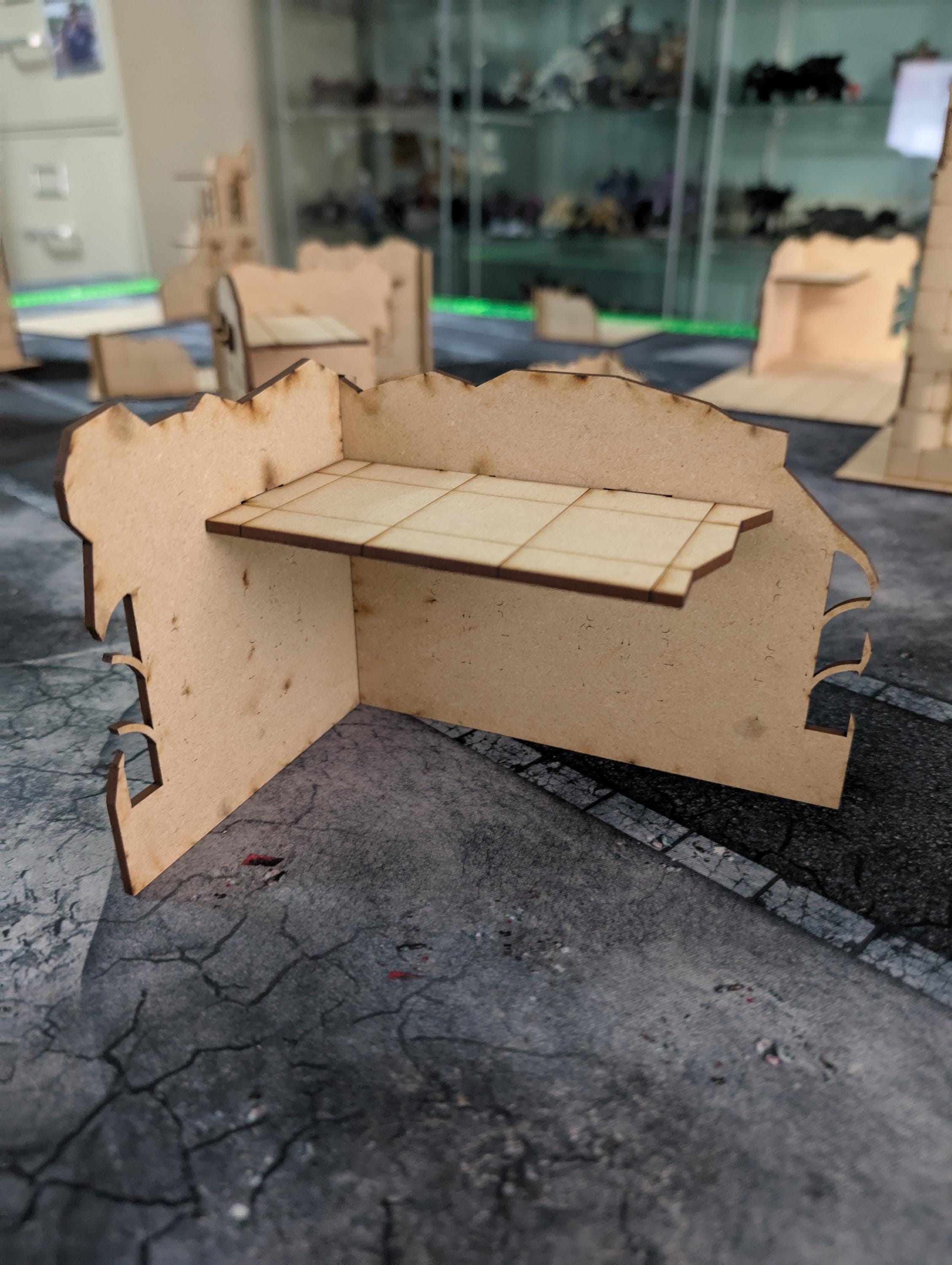 Wargaming Terrain Set: Collapsible MDF Ruins for Current Edition ...