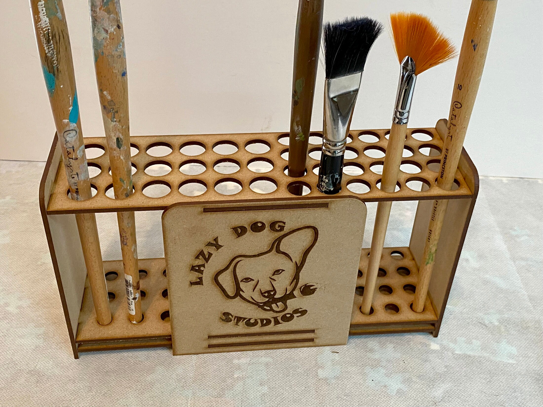 Extra Large Paint Brush / Tool Holder for Your Art Desk - Etsy
