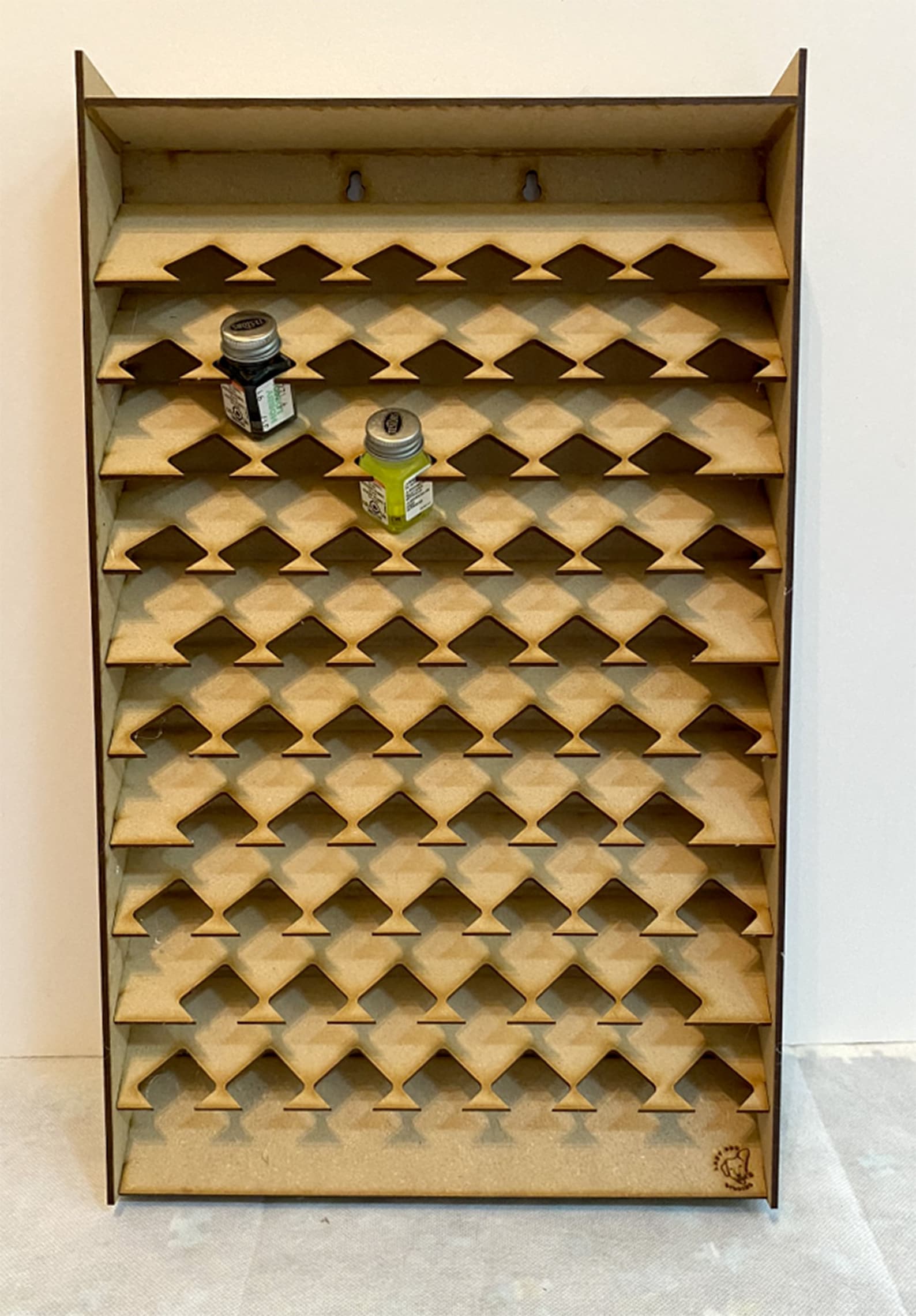 Wall Mounted Hobby Paint Storage Rack Vertical - Etsy