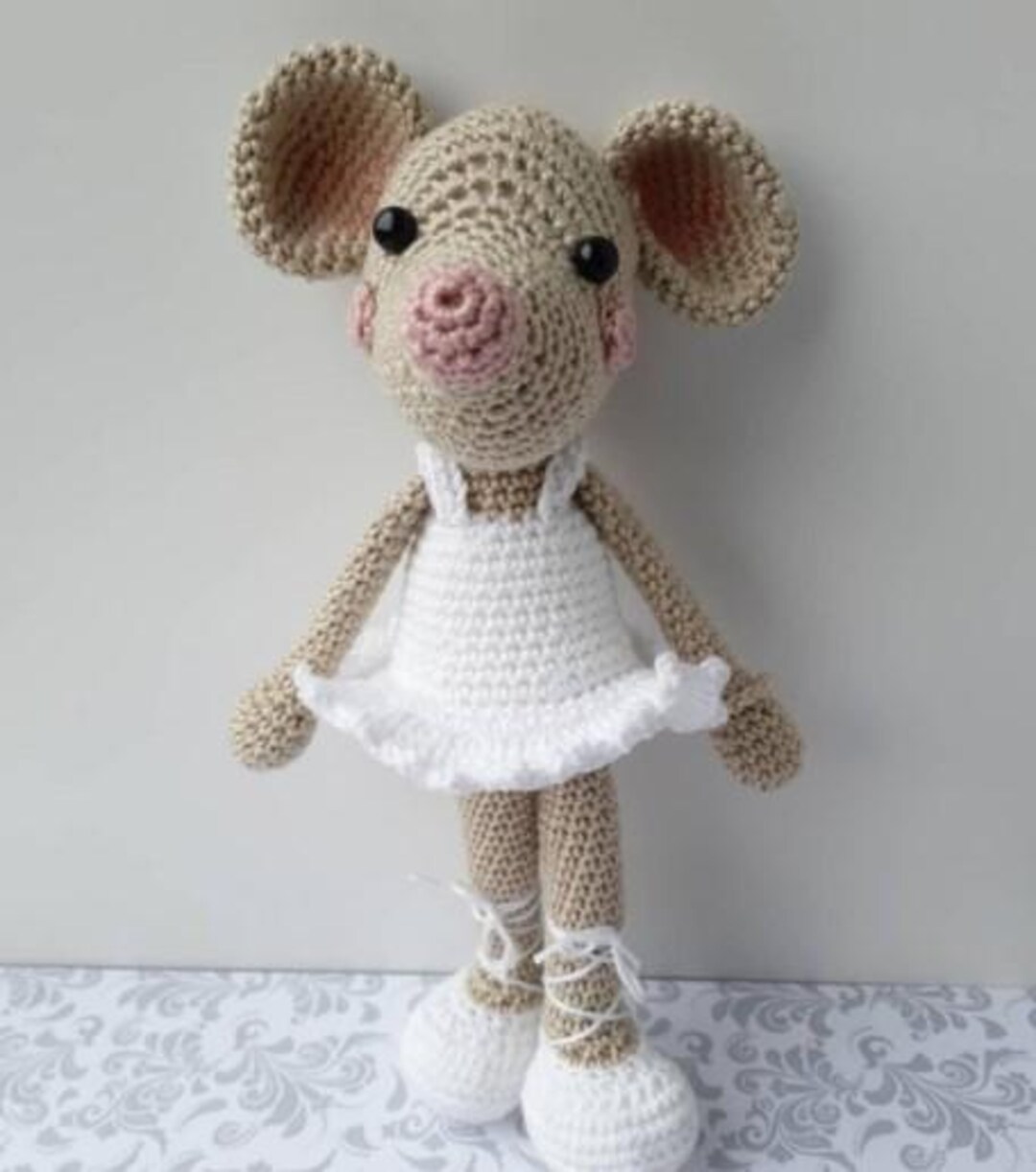 Ballerina Mouse Crochet Pattern, Amigurumi Pattern, Crochet Mouse ...