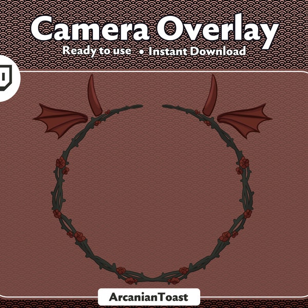 Twitch Demon Overlay - Etsy