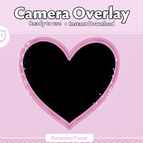 Animated Camera Overlay Yellow Neon Webcam Border With - Etsy