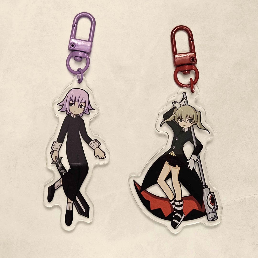Soul Eater Crona & Maka 3" Acrylic Charm - Etsy