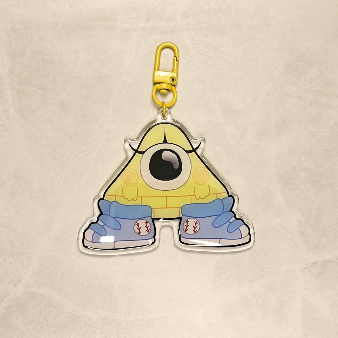 Gravity Falls Baby Bill Cipher 3.5" Acrylic + Epoxy Keychain - Etsy