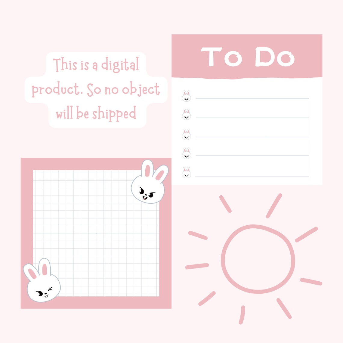 SKZOO Leebit Printable Sticky Notes - Etsy