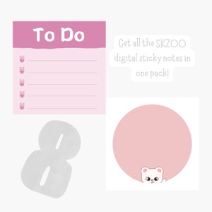All SKZOO Printable Sticky Notes - Etsy