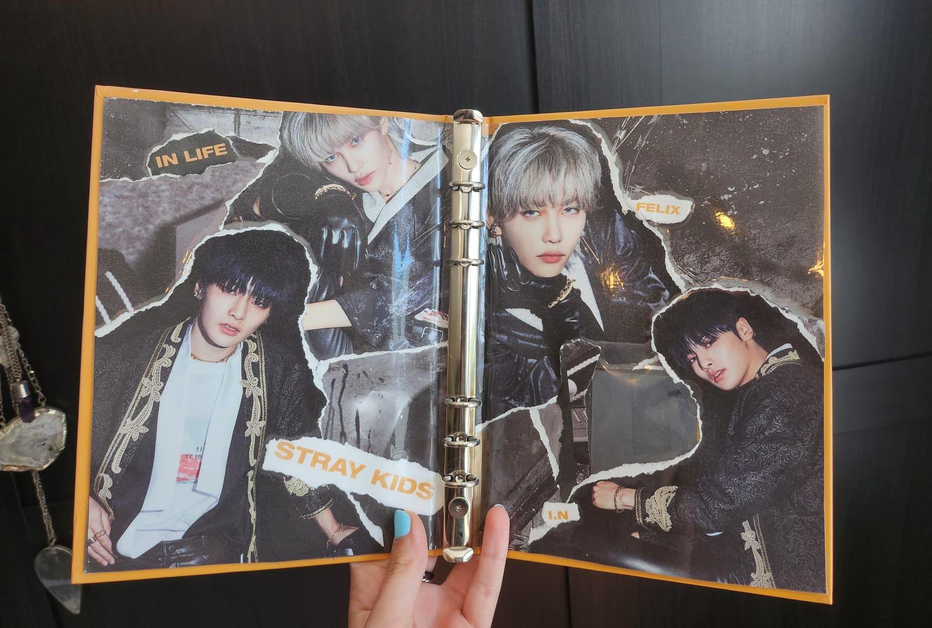 CUSTOMIZED Stray Kids IN LIFE Photocard Binder - Etsy