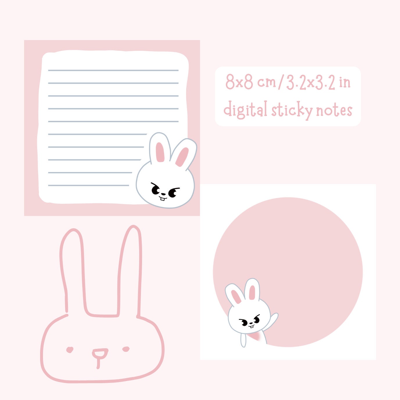SKZOO Leebit Printable Sticky Notes - Etsy