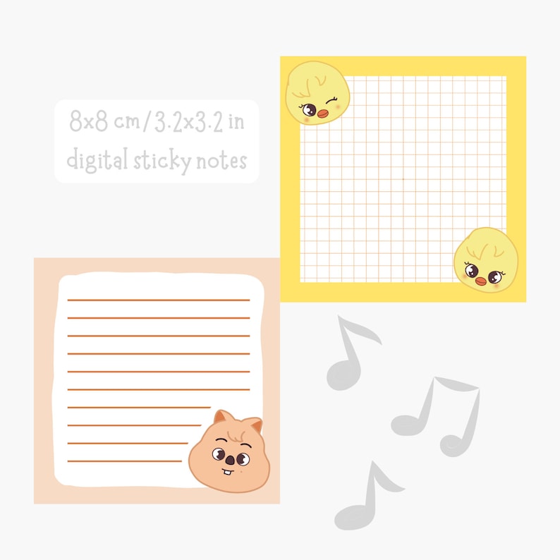 All SKZOO Printable Sticky Notes - Etsy