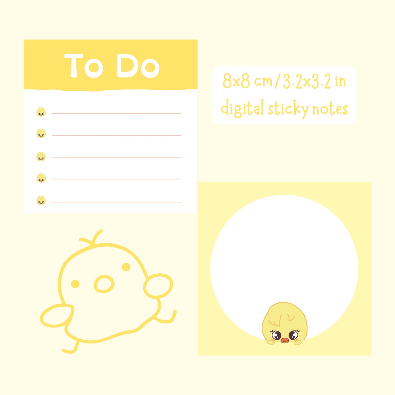 SKZOO Bbokari Printable Sticky Notes - Etsy