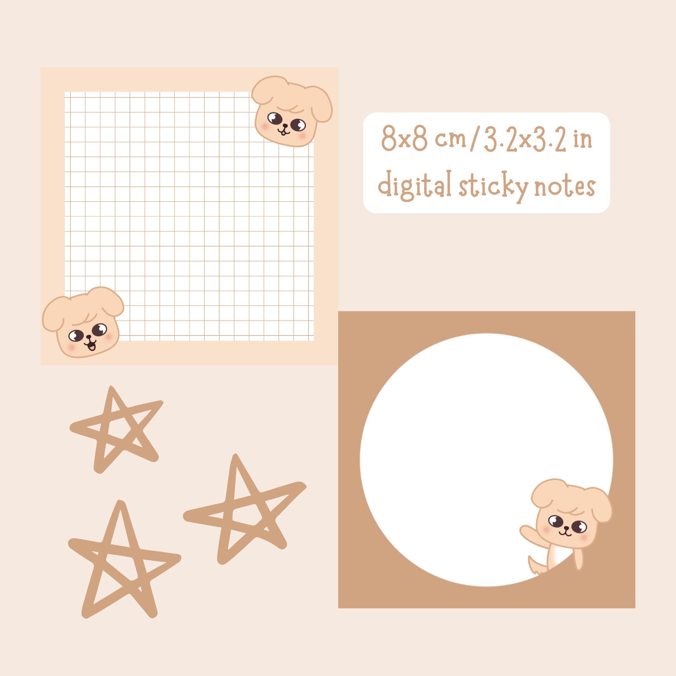 SKZOO Puppym Printable Sticky Notes - Etsy