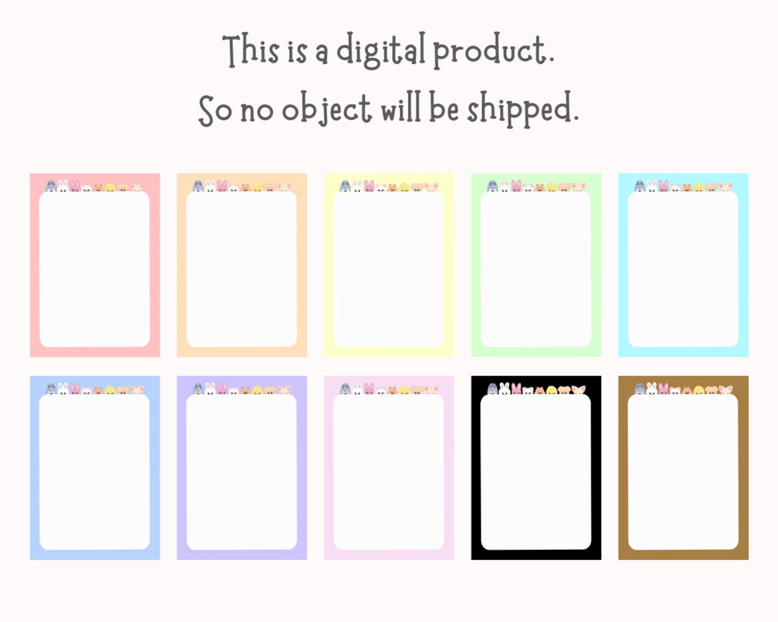 SKZOO Printable Letter Paper Set - Etsy