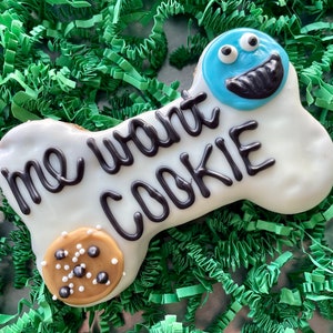 Me Want COOKIE Treat Gift Set/ Cute Dog Treats / Dog Pun Treats / Funny ...