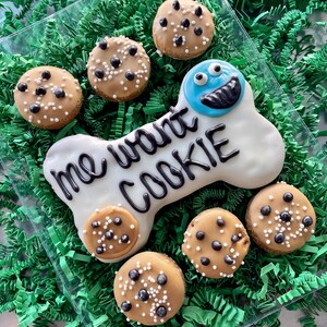 Me Want COOKIE Treat Gift Set/ Cute Dog Treats / Dog Pun Treats / Funny ...