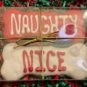 Set of 2 Large Dog Treat Gift Box Winter Dog Treats - Etsy