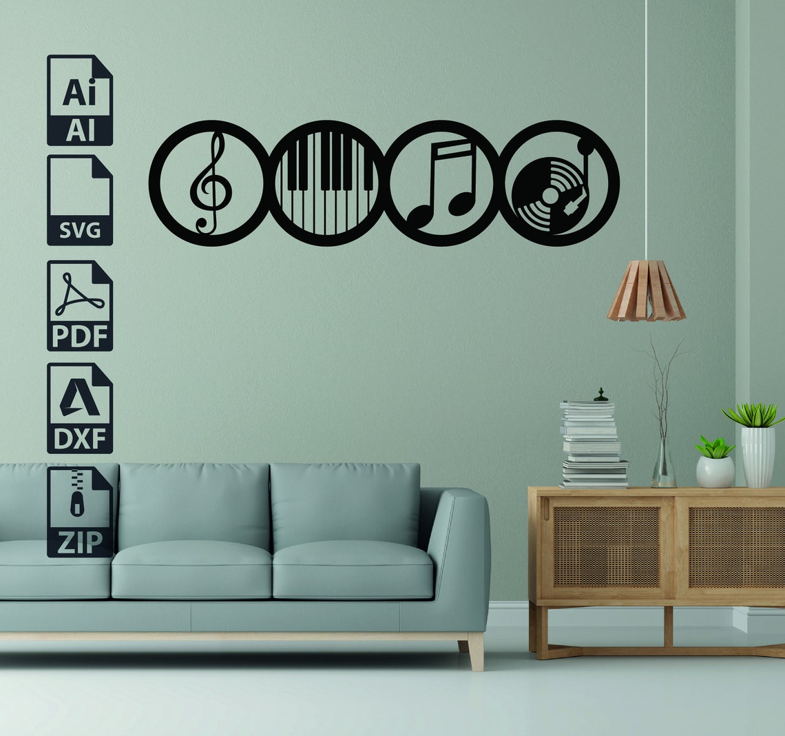 Music Notes DXF Music Notes Svg Notes Dxf Music Dxf Svg - Etsy Canada